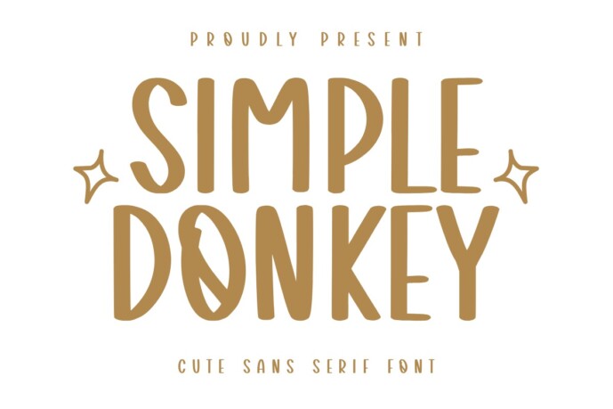 Simple Donkey Font - Free Font