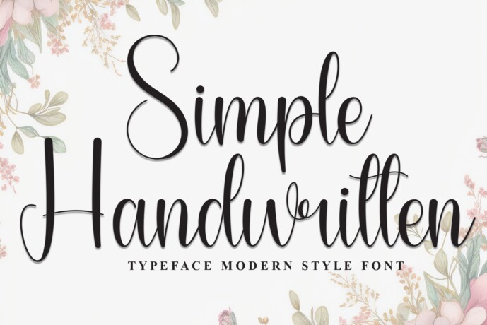 Simple Handwritten Font - Free Font