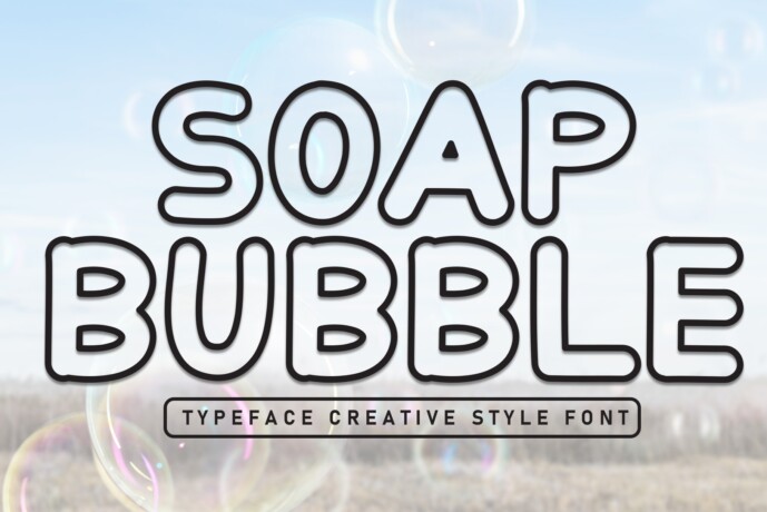 Soap Bubble Font - Free Font