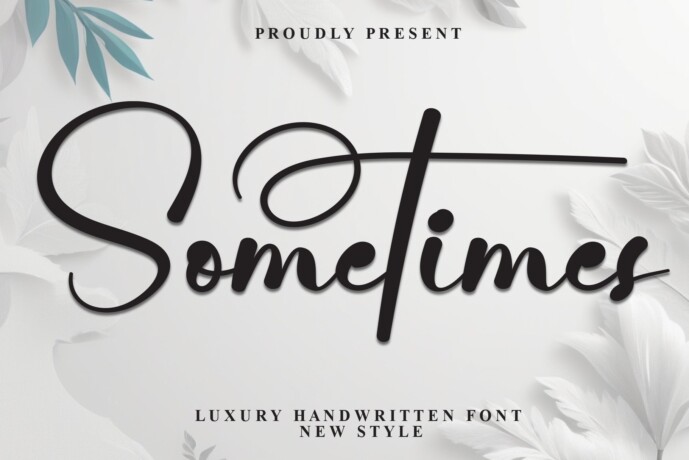 Sometimes Font - Free Font