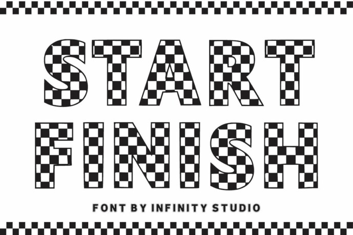 Start Finish Font - Free Font