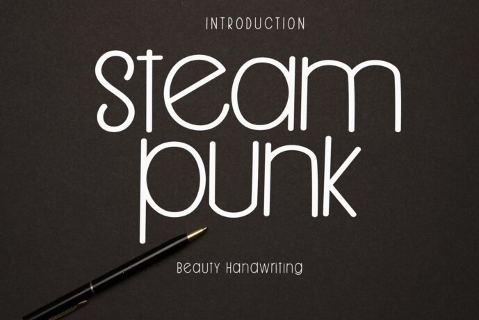 Steampunk Font - Free Font