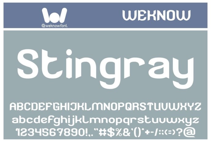 Stingray Font - Free Font