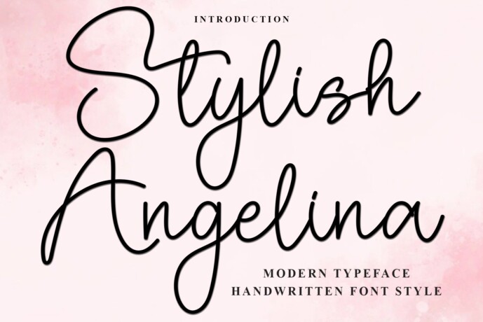 Stylish Angelina Font - Free Font