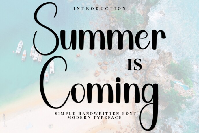 Summer Coming Font - Free Font
