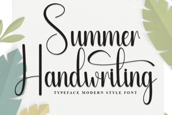 Summer Handwriting Font - Free Font