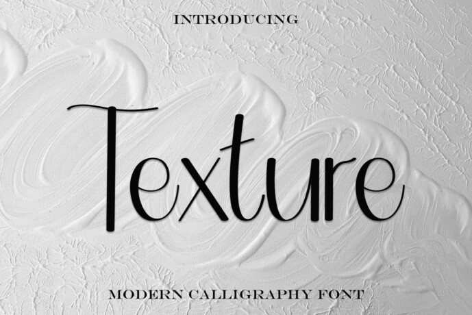 Texture Font - Free Font