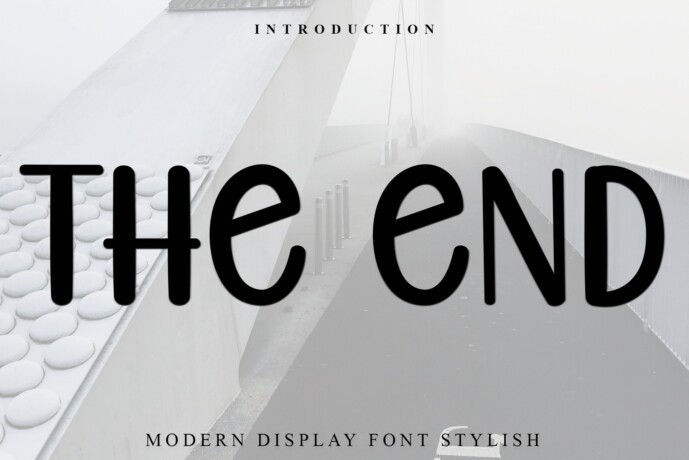 The End Font - Free Font