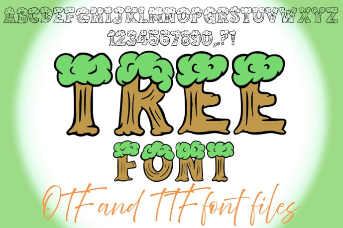 Tree Font - Free Font