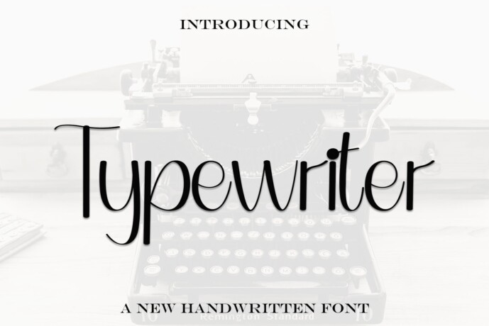 Typewriter Font - Free Font