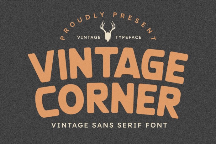 Vintage Corner Font - Free Font