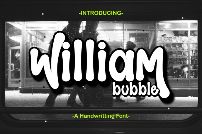 William Bubble Font - Free Font