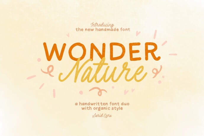 Wonder Nature Font - Free Font