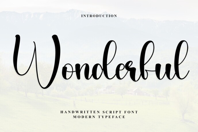 Wonderful Font - Free Font