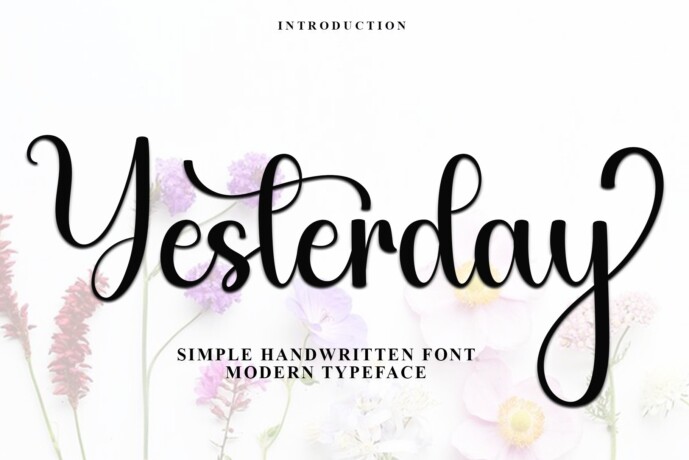 Yesterday Font - Free Font