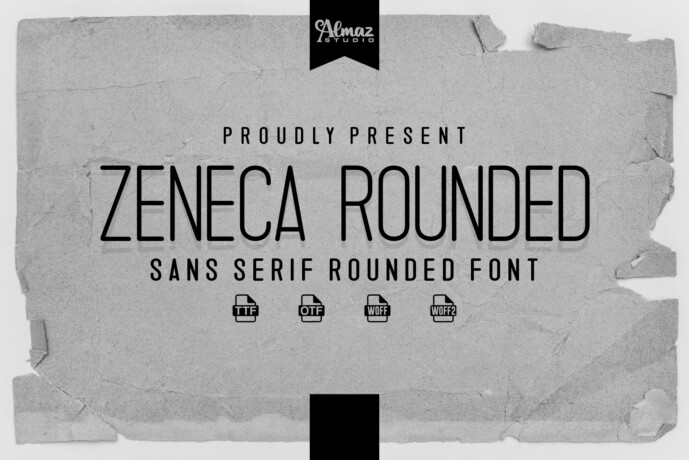Zeneca Rounded Font - Free Font