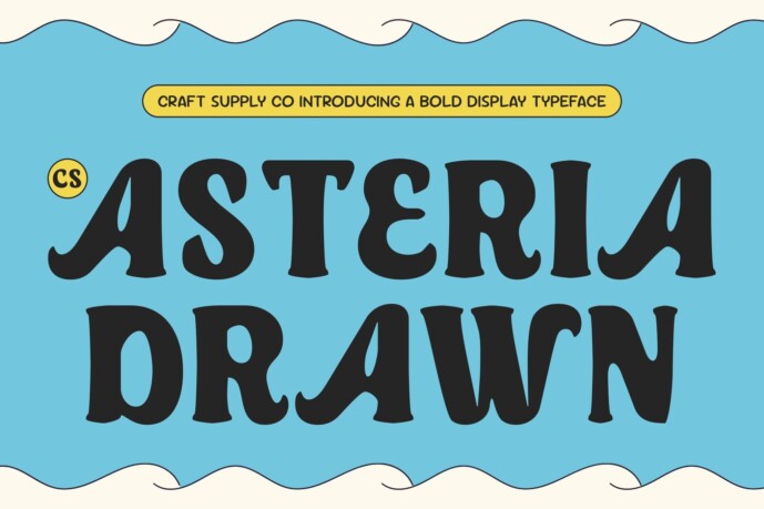 Asteria Drawn Font - Free Font