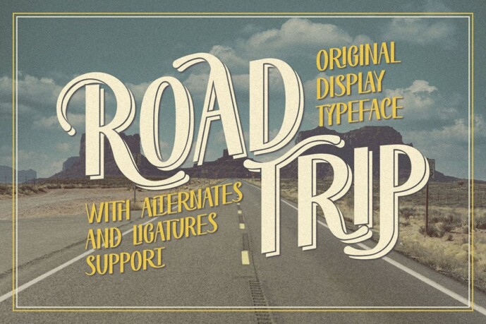 Road Trip Font - Free Font