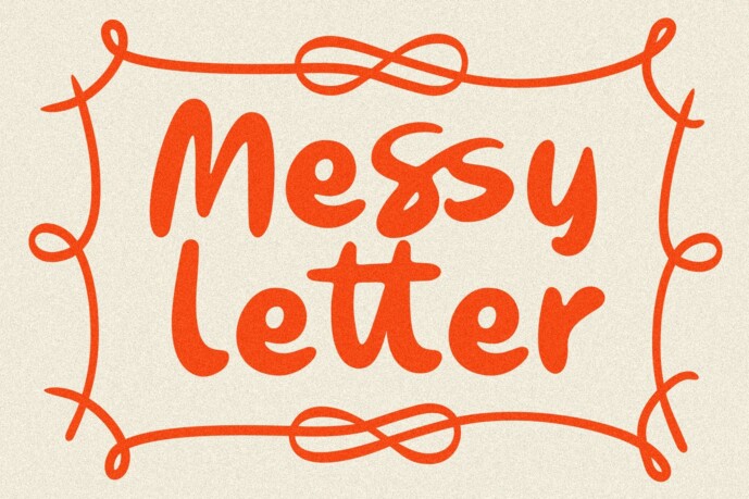 Messy Letter Font - Free Font