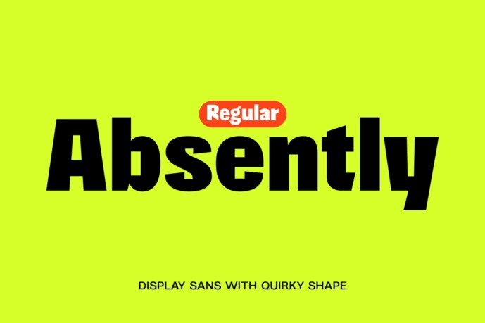 Absently Regular - Free Font