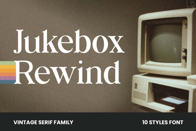 Jukebox Rewind Font - Free Font