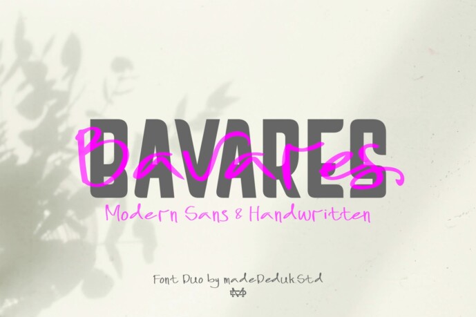 Bavares Font - Free Font