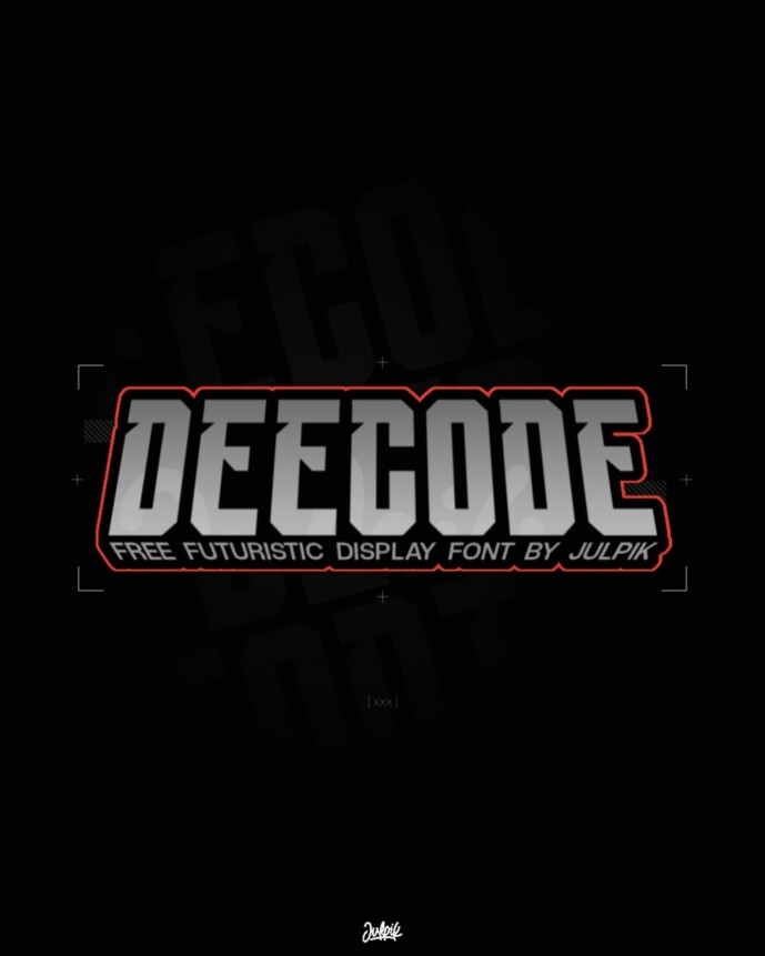 Deecode Font - Free Font
