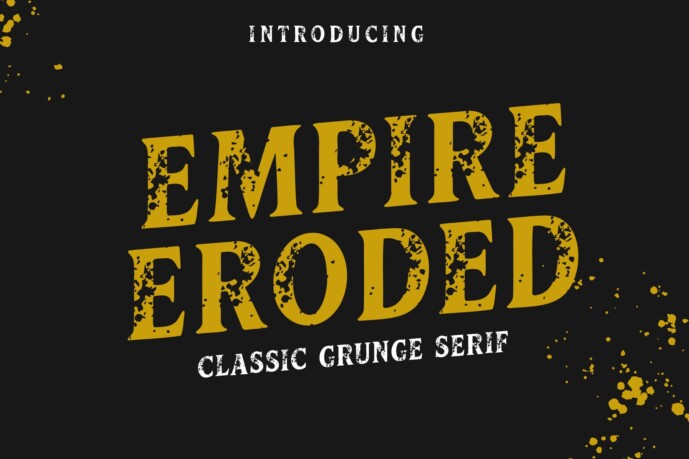 Empire Eroded Font - Free Font