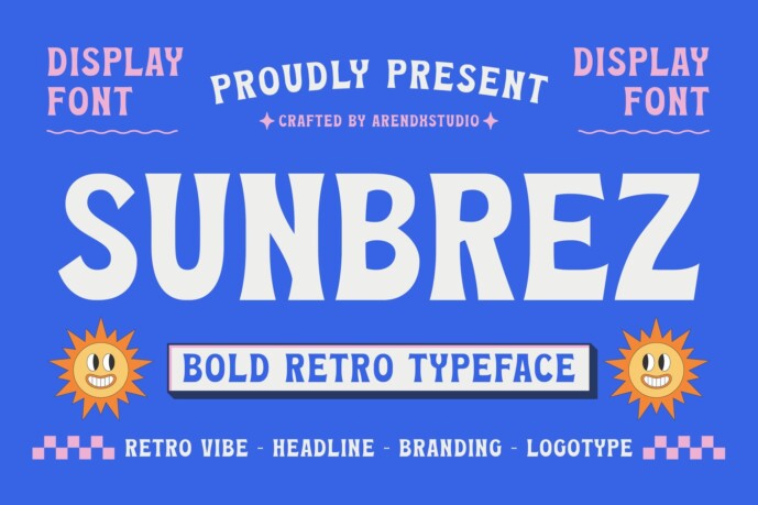 Sunbrez Typeface - Free Font