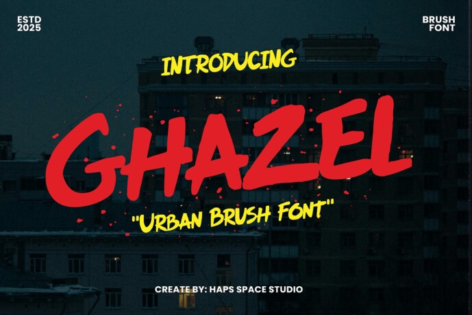 Ghazel Font - Free Font