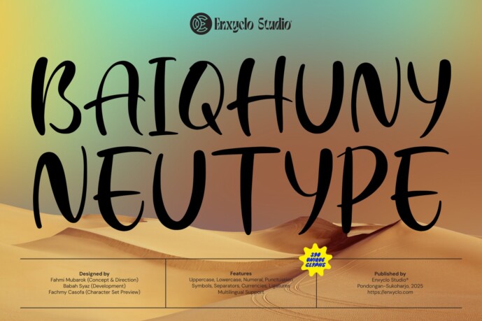 Baiqhuny Font - Free Font