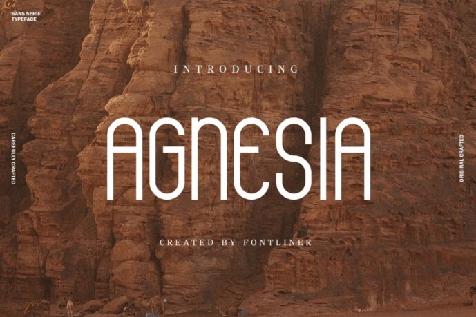 Agnesia Font - Free Font