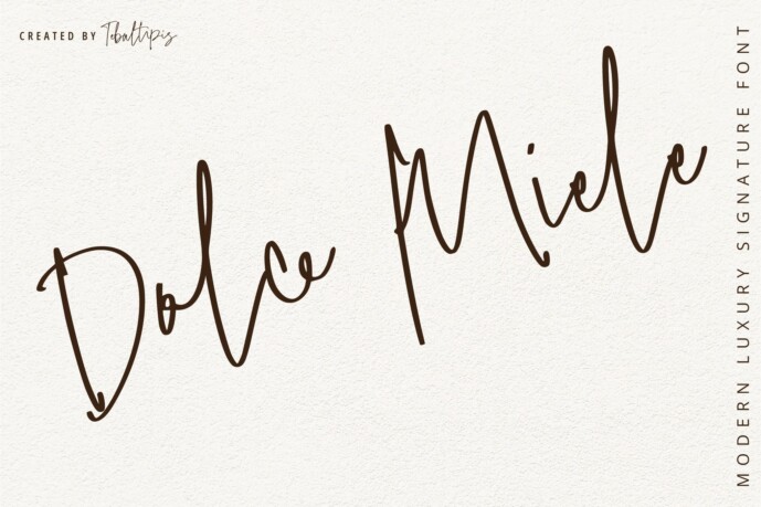 Dolce Miele Font - Free Font