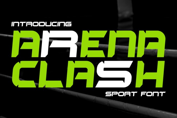 Arena Clash Sport Font - Free Font