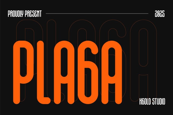 Plaga Display Typeface - Free Font
