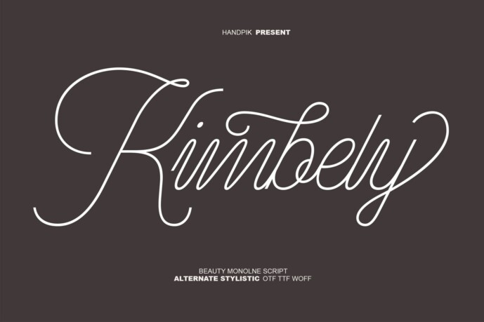 Kimbely Font - Free Font