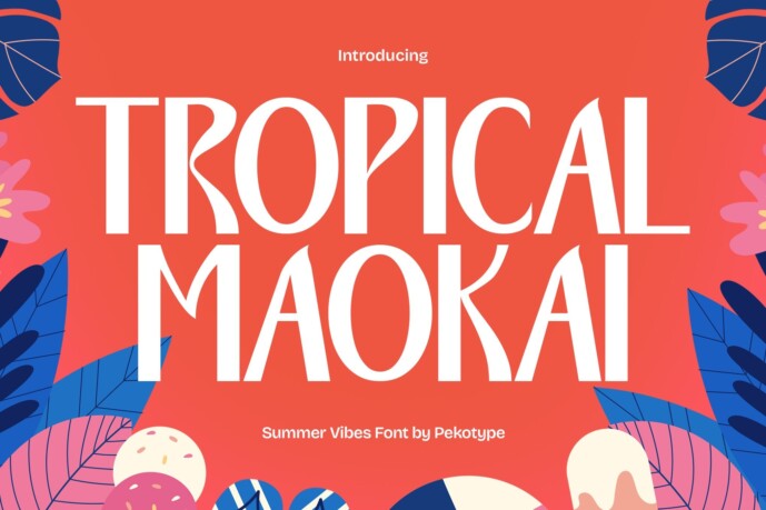 Tropical Maokai Font - Free Font