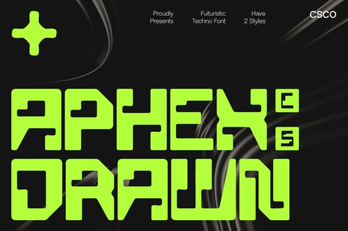 Aphex Drawn Font - Free Font