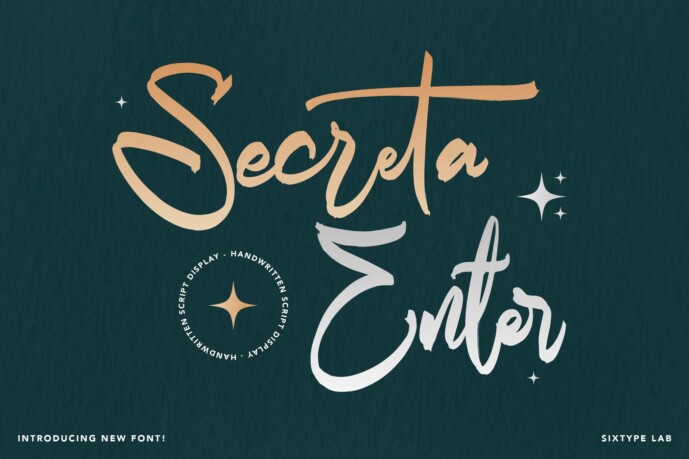 Secreta Enter Font - Free Font