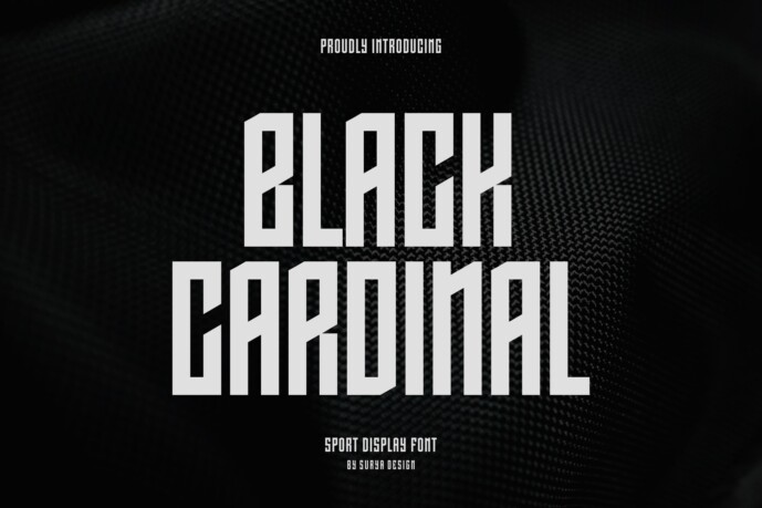 Black Cardinal Font - Free Font