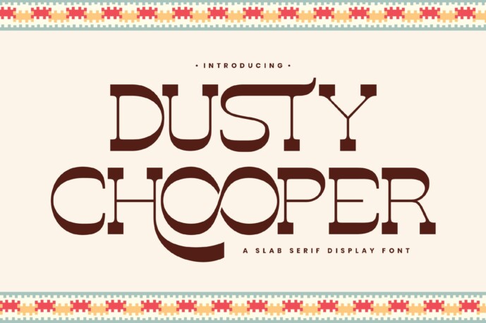 Dusty Chooper Font - Free Font