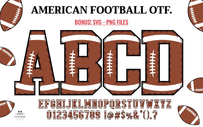 American Football Font - Free Font