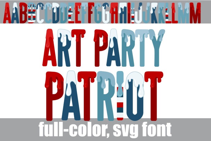 Art Party Patriot Font - Free Font