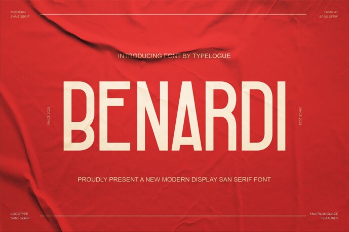 Benardi Font - Free Font
