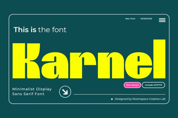 Karnel Font - Free Font