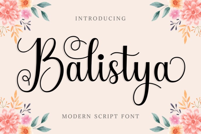 Balistya Font - Free Font