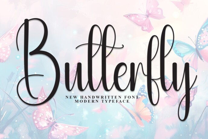 Butterfly Font - Free Font