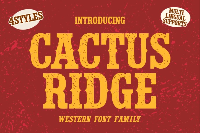 Cactus Ridge Font - Free Font