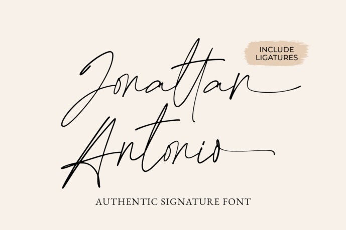 Jonattan Antonio Font - Free Font
