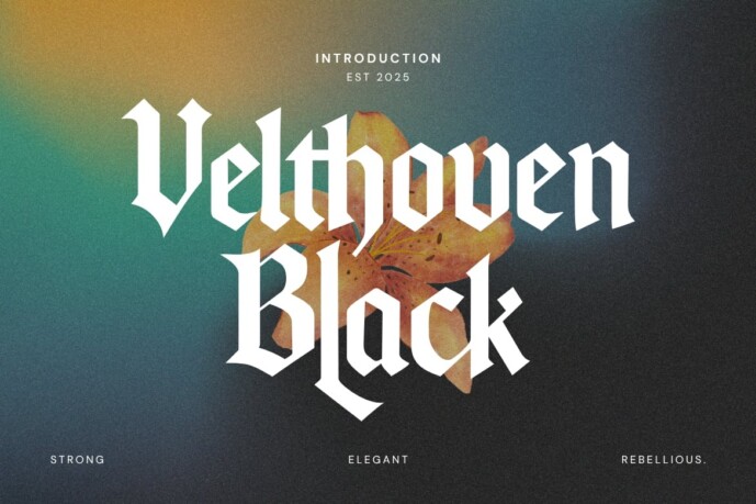 Velthoven Black Font - Free Font